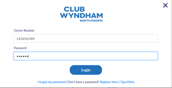 Owner login tips | Club WyndhamClub Wyndham